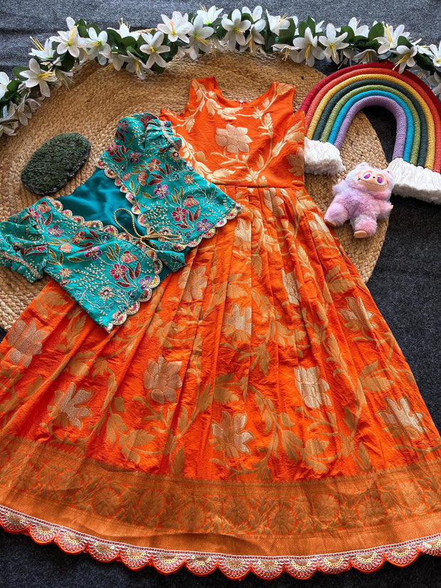 Traditional Kids frocks – Sakhi Online Store